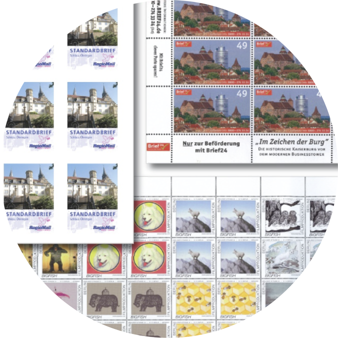 Die Briefmarke - Offset & Digital Druck in Potsdam | Gieselmann ...